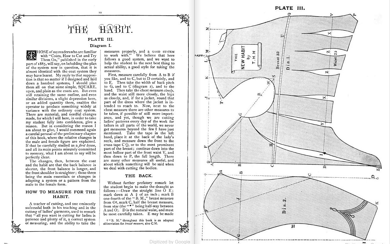 1885 Ladies’ Cutting Made Easy – The Frock Chick Files
